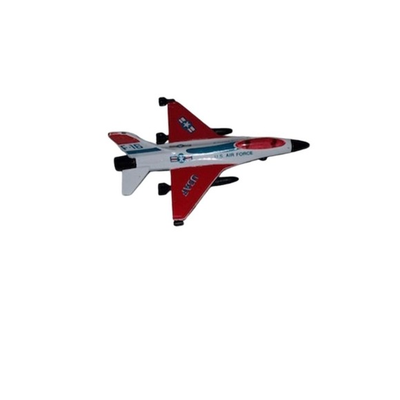 Bird | Vintage Zee Toys Usaf F16 Fighter Jet Diecast Model Airplane ...